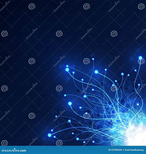 Abstract Network Technology Background Vector Illustration Stock Vector Illustration Of Curve