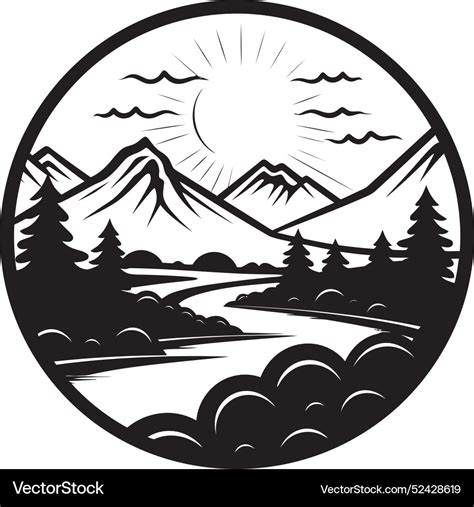 Utopian Landscapes Idealistic Worlds Whimsical Vector Image