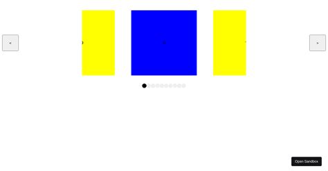 React Simply Carousel Demo Codesandbox