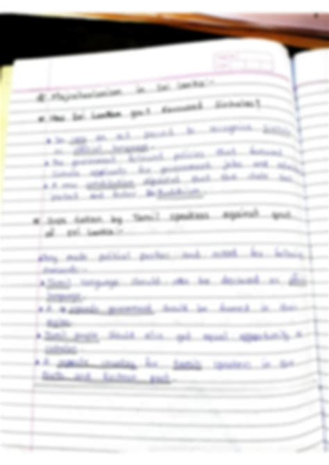 Solution Class 10 Power Sharing Handwritten Notes Studypool