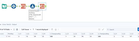 Solved Rows Converting To Cols Customer Transpose Alteryx Community