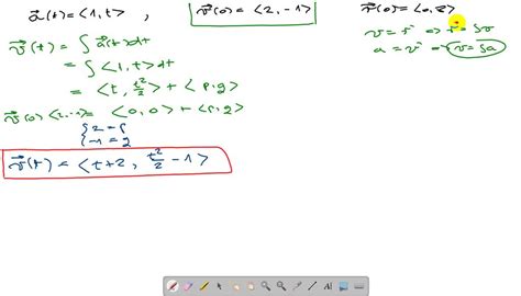 Solvedsolving Equations Of Motion Given An Acceleration Vector