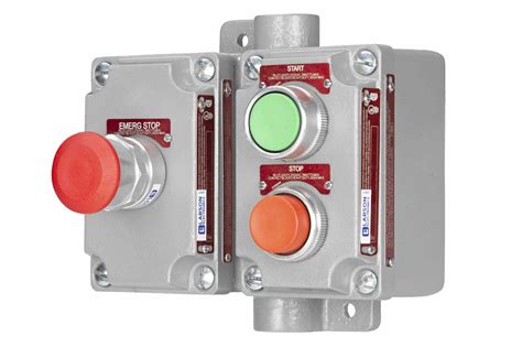 Larson Electronics Explosion Proof Switch W E Stop C D C D Stop Start PBs E