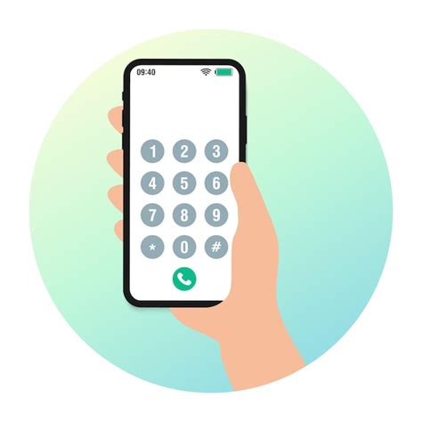 Premium Vector Hands With Smartphone Dialing Mobile Touch Screen