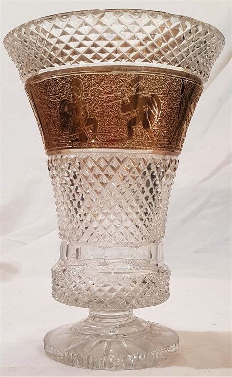 Proantic Antique Moser Crystal Vase