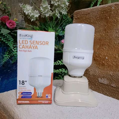 Jual Lampu Led Sensor Cahaya 18 W Led Sensor Cahaya 18 Watt EcoKing Di Seller HD KARYA Marga