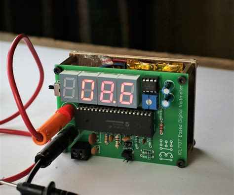 Rechargeable Digital Voltmeter Using Icl7107 Adc 7 Steps With Pictures Instructables