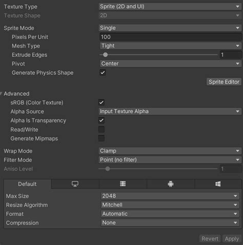 my sprites keep getting distorted unity engine unity discussions