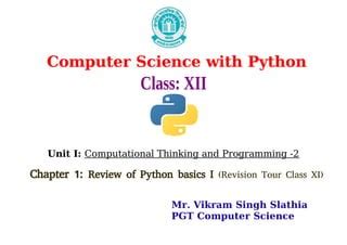 Python Revision Tour I Pdf