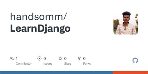 GitHub Handsomm LearnDjango