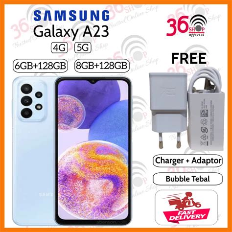 Jual Samsung Galaxy A23 5G NFC 6GB 128GB 8GB 128 Garansi Resmi Sein Samsung 1 Tahun