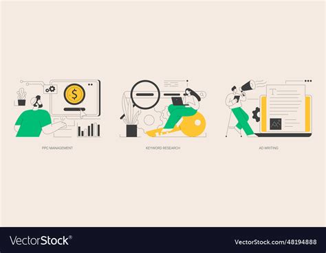 Internet Marketing Abstract Concept Royalty Free Vector