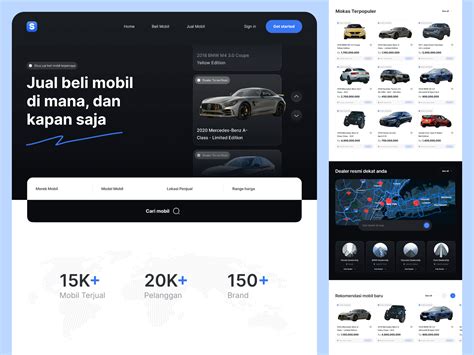 Download Supacars Car Rent Web Design Figma Template Shaynakit