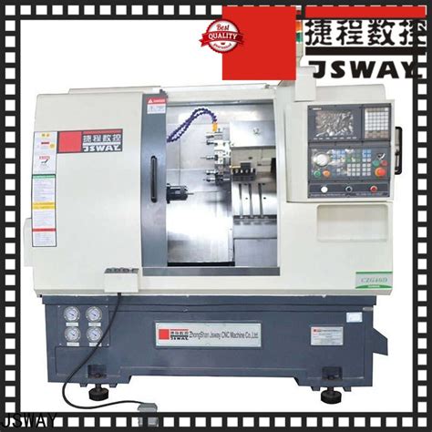 Professional Cnc Lathe Axis Lathe With Tailstock For Plant JSWAY