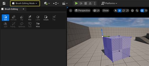 Geometry Brush Actors In Unreal Engine Unreal Engine 54