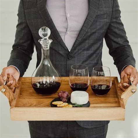 Engraved Stemless Wine Glasses With Decanter T Set Circle Monogram