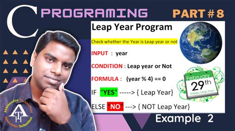 If Else Program To Check Whether A Year Is Leap Year Or Not