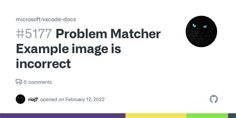 Problem Matcher Example Image Is Incorrect · Issue 5177 · Microsoftvscode Docs · Github