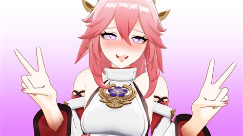 Yae Miko Take My Mora YouTube