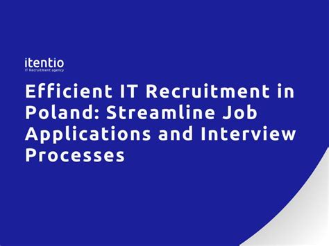 itentio it recruitment on linkedin efficient it recruitment in poland