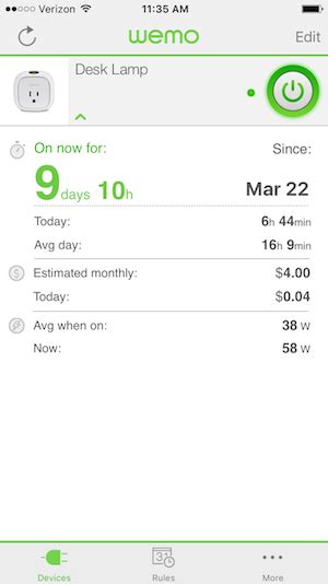 A Week With The Wemo Insight Switch Flowingdata