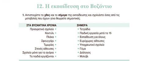 ΙΣΤΟΡΙΑ Ε ΤΑΞΗΣ ΚΕΦ12 ΕΡΓ 1 Worksheet Live Worksheets