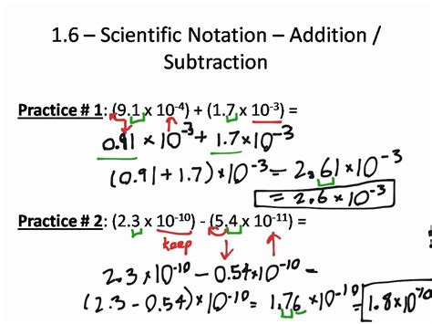50 Adding Subtracting Scientific Notation Worksheet Chessmuseum