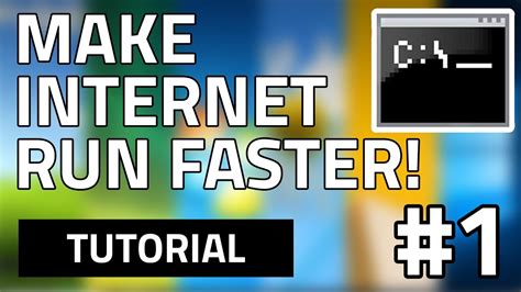 1 How To Make Your Internet Speed Faster For Free Using Cmd Hd Youtube