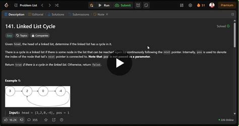 Datastructures Linkedlist Leetcode Codinginterview Algorithms