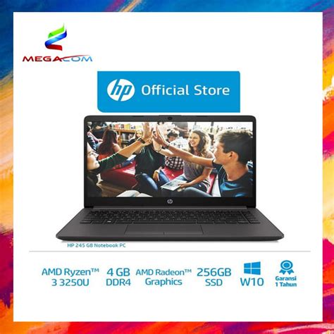 Jual NOTEBOOK HP 245 G8 AMD RYZEN 3 3250U 4GB 256GB W10 14 Shopee Indonesia