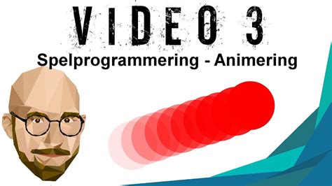 Spelprogrammering Video 3 Animering Youtube
