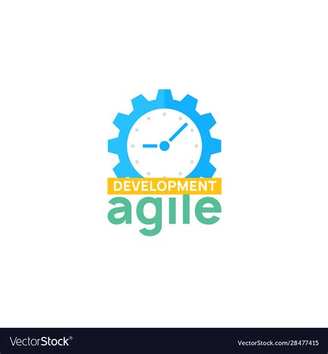 Agile Icon Methodology Development Scrum Vector Image