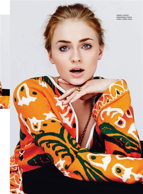SOPHIE TURNER In Glamour Magazine HawtCelebs