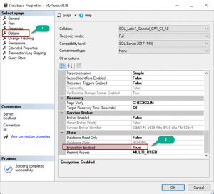 Restoring Transparent Data Encryption TDE Enabled Databases On A