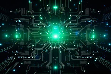 Premium Ai Image Data Technology Background Abstract Background