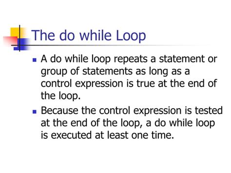 Loops Do While Arduino Programming Robotics Ppt