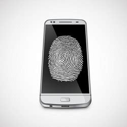 Fingerprint In One Continuous Line Drawing Vector Image
