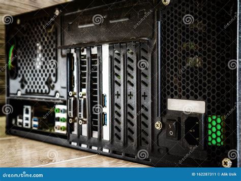 Clean Computer Pc Processor Cooler With Mainboard And Computer Case Fragment Lay On The Floor