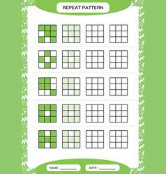 Repeat Blue Pattern Cube Grid With Squares Vector Image