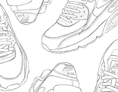Nike Air Max Coloring Pages