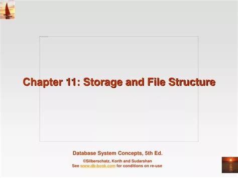 Ppt Chapter 11 Storage And File Structure Powerpoint Presentation Free Download Id5901337