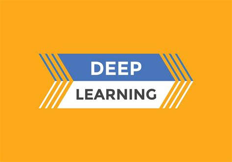 Deep Learning Text Button Deep Learning Speech Bubble Deep Learning