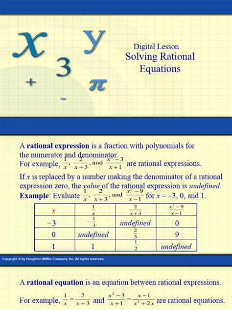 Solve Rational Equations Pdf Equations Rational Number