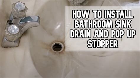 Bathroom Sink Pop Up Drain Install Bathroom Guide By Jetstwit