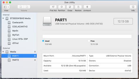 Hard Drive Cannot Use The Disk Utility To Create Two Partitions On External Hdd With High