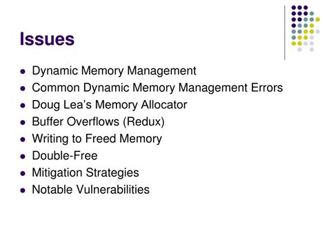 Ppt Secure Coding In C And C Dynamic Memory Management Powerpoint