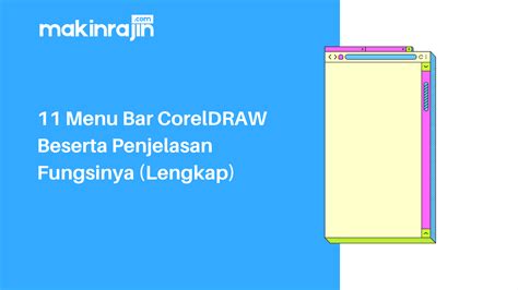Mengenal Macam Macam Menubar Dalam Coreldraw Tutorial Vrogue Co