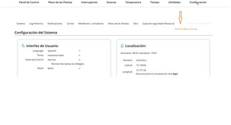 After Update Domoticz To 13680 Machinon Theme Is Deconfigured And The