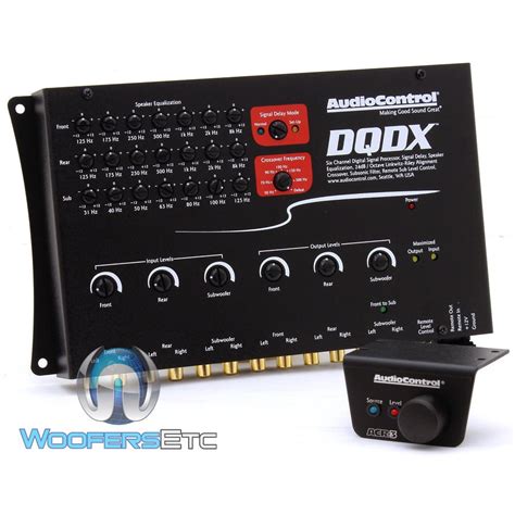 DQDX Black Audiocontrol 6 Channel Performance Digital Signal