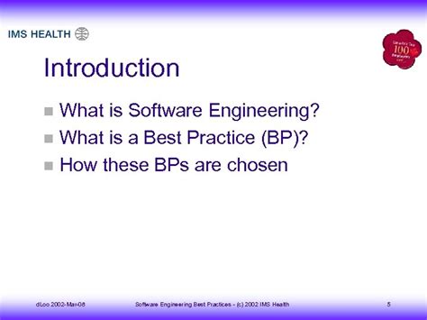 Software Engineering Best Practices Practical Things We Can